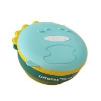 Quality Leakproof Microwave Suction Bowl With Lid Dinosaur Design Bowl Silicone for sale