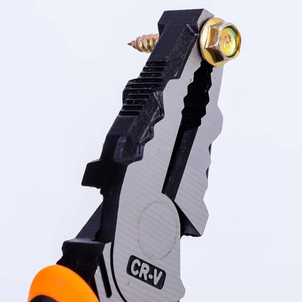 Quality Orange Black 63 HRC Combination Cutting Plier 200mm Combination Pliers for sale