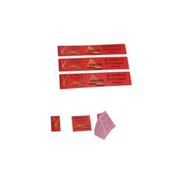 Quality Custom Tamper Evident Label Tape Blank Security Packing Stickers for sale