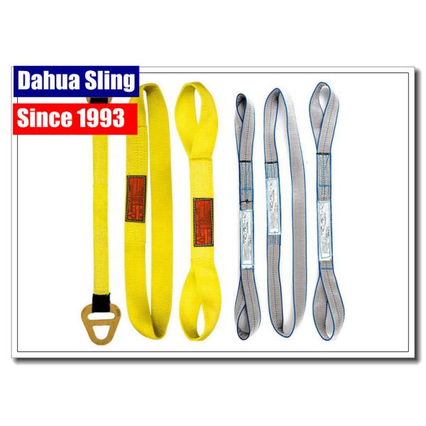 Quality Customized Logo Harga Webbing Sling , Hoist Lifting Straps Acid Resistance for sale