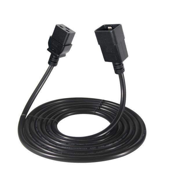 Quality IEC C19 to C20 Power Cord 1.5m PVC Jacket 220V EU Plug for sale