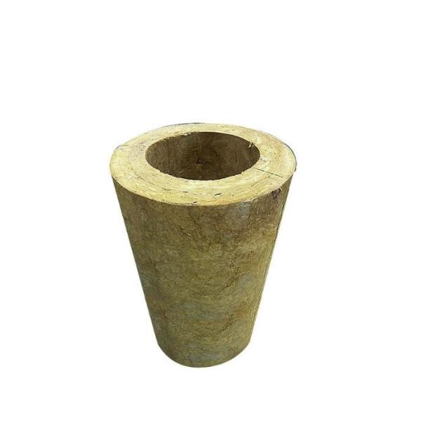 Quality Hydrophobic Fireproof Rockwool Heat Insulation Round Tube 80-120kg/m3 for sale