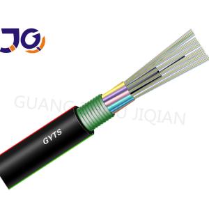 Quality Black G652D 250μM Fiber Steel Tape Armoured Cable for sale