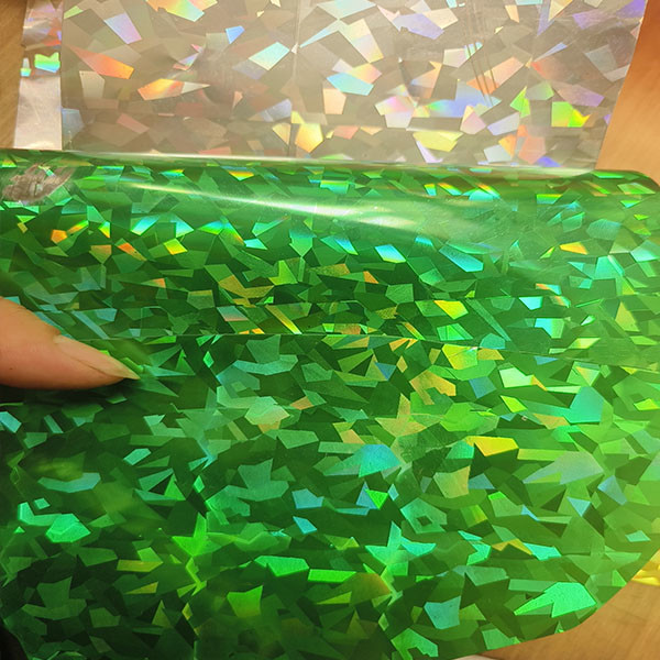 Quality Professional 180mic Pvc Laser / Holographic Film Exporter,accept Customized for sale