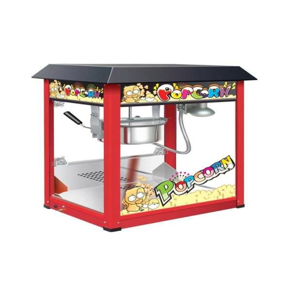 Quality Painting Iron Countertop Popcorn Machine With Organical Glass For Snack Shop for sale