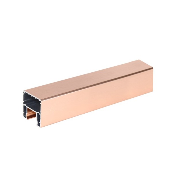 Quality Glass Stair Balustrade Handrails for Deck Railings in Black/Grey/Gold/Rose Gold/Silver for sale