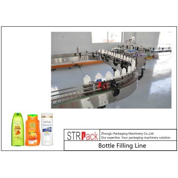 Quality Automatic Shampool Bottling Line With Servo Filling Machine,Capping Machine for sale