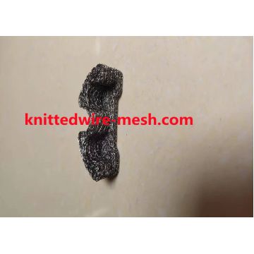 Quality Round Hole Shape Knitted Wire Mesh Filter In White For Effective Filtration for sale