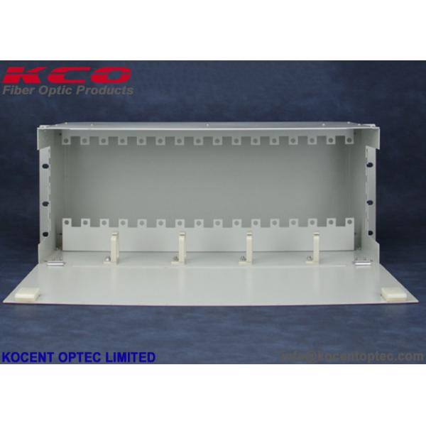 Quality 4U Rack Mount Fiber Optic PLC Splitter Patch Panel with 14/16 Slot and 2x16 for sale