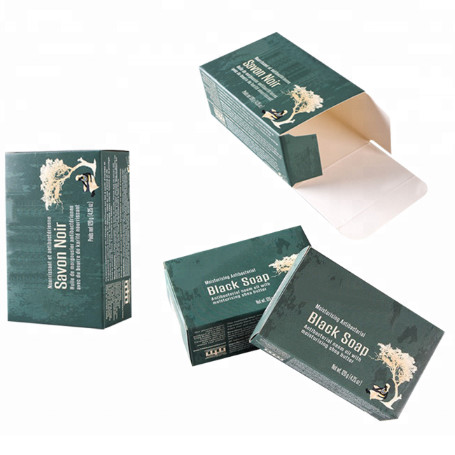 Quality Recycled 350gsm Cardboard Soap Packaging Boxes Embossing Printing for sale