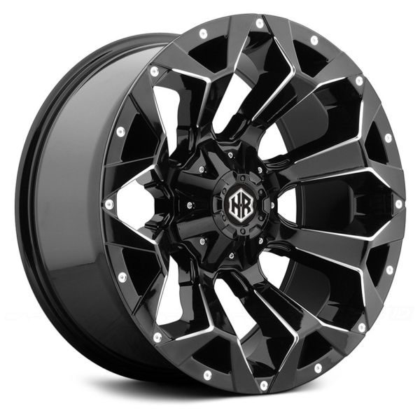 Quality Custom SUV rims black raptor wheels 4x4 off-road for sale