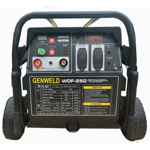Quality WDF-250 250A Digital Inverter MMA Welding Machine For Steel Structure Processing for sale