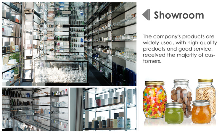 Custom Label Food Container Storage Clear 450ml 250ml Glass Honey Bottle with Lids