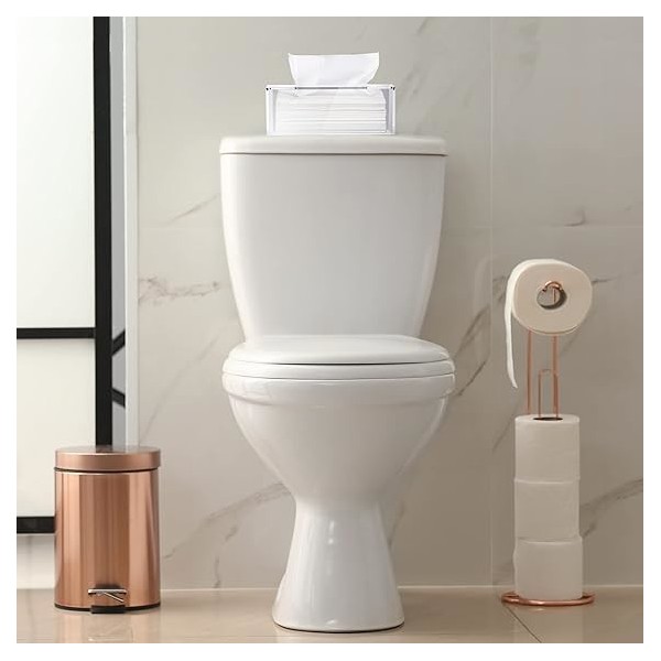 Quality Transparent tissue box acrylic tissue box holder rectangular bathroom tissue for sale