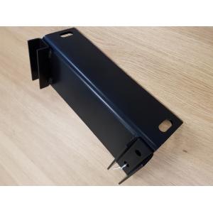 Quality High Strength Sheet Metal Stamping Parts Black Metal Brackets Powder Coating for sale