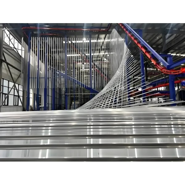 Quality Corrosion-Resistant Aluminum Profile Vertical Powder Coating Line with Quality Finish for sale