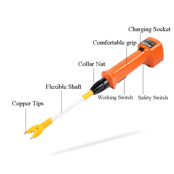 Quality IP45 Electric Pig Prod Anti Vapors Farm 4.2V Shock Stick For Cattle for sale