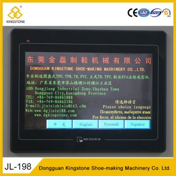 Quality Single Color EVA Foam Injection Molding Machine , Chappal Making Machine for sale