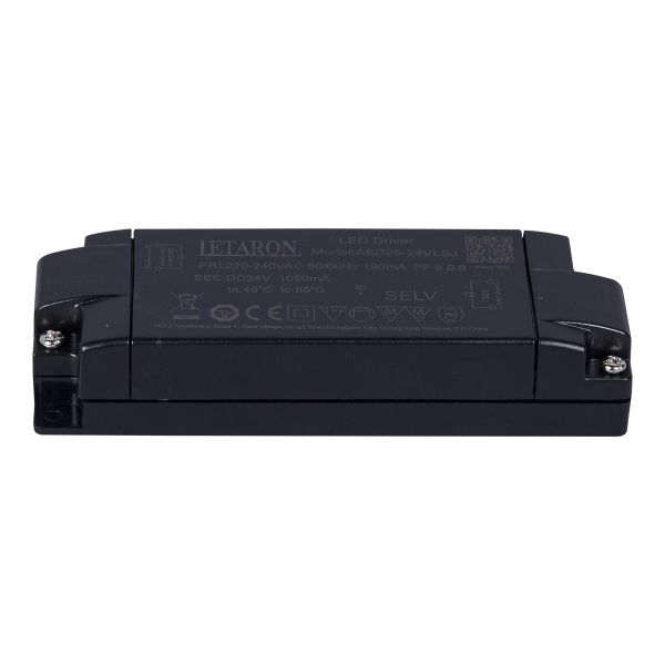 Quality EU IP20 Under Cabinet LED Driver 25W DC12V/24V LED Light Power Supply for sale
