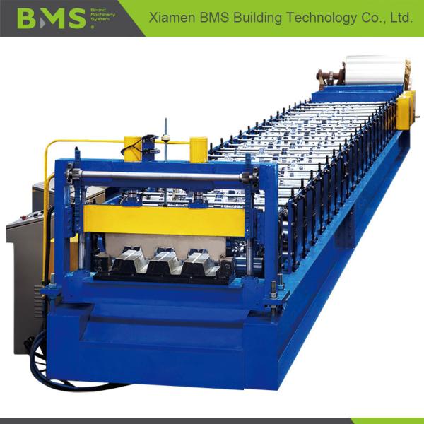 Quality PLC Control Metal Steel Roll Forming Equipment for Floor Decking 12-15m/min for sale