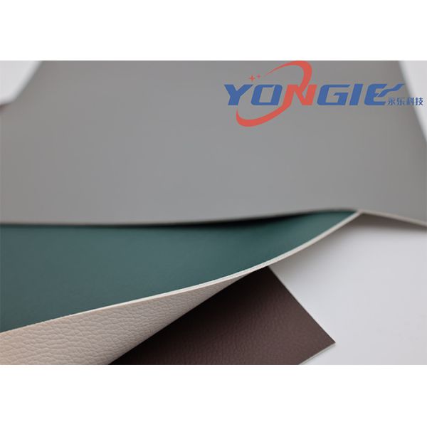 Quality Durable Marine Leather Upholstery Easy To Clean Stretch Leatherette Fabric for sale