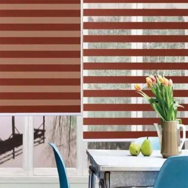 Quality Grey Electric Smart Zebra Shading Window Blinds Customized for Your Requirements for sale