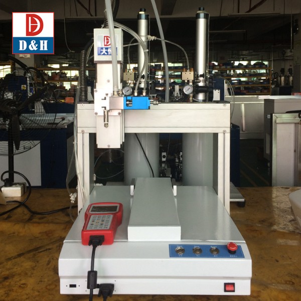 Quality 3 axis automatic desktop dispenser liquid syringe glue dispensing robot portable for sale
