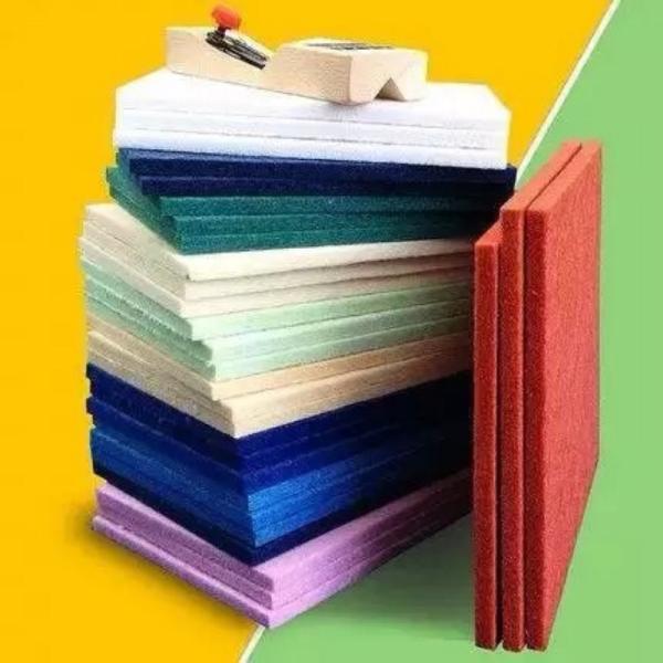 Quality Polyester Fiber Acoustic Wall Panels Acoustic Ceiling Panels White / Blue / for sale