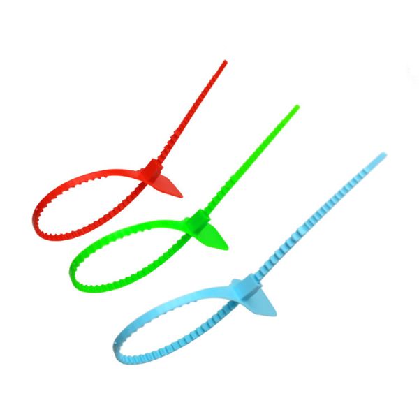 Quality Customized 350*26*14.8 mm Red Pull Tight Security Seal for and Safe Product Packaging for sale