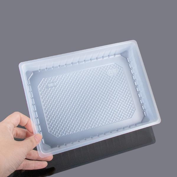 Quality White 0.65mm Food Grade Disposable Plastic Containers for sale