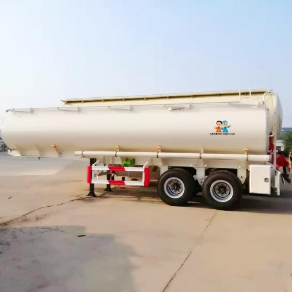 Quality Multiple Partitions 35ft 27M3 Liquid Fertilizer Tanker Trailers for sale
