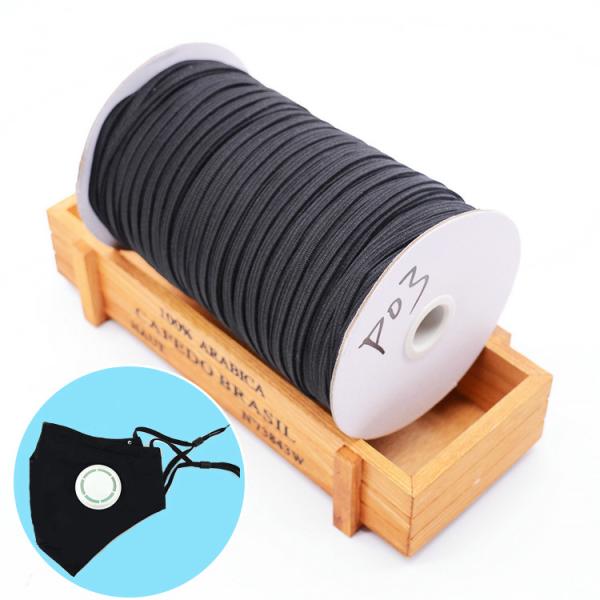 Quality 20KJ94 Coated Mask Elastic Macrame Cord Rope for sale