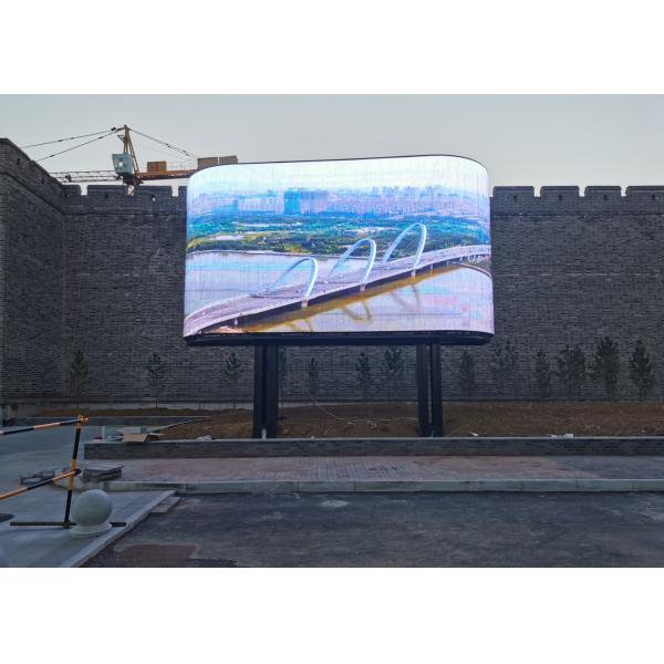 Quality P16 Outdoor 3906pixel/sqm Flexible Led Mesh Full Color Led Transparent Screen for sale