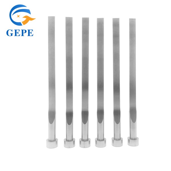 Quality SKD61/H13 Straight Flat Thimble Wear Resistant High Precision Stepped Pin for sale