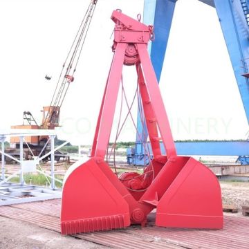 Quality Lifting Bulk 2 Peels Clamshell Mechanical Grab Bucket for sale