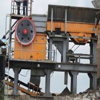 Quality Complete Rock Crushing Machine Stone Jaw Crusher with Screening Line at for sale