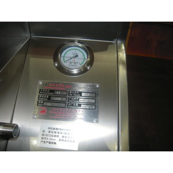 Quality Impact Resistance Homogeniser Machine / Silver Two Stage Homogenizer for sale