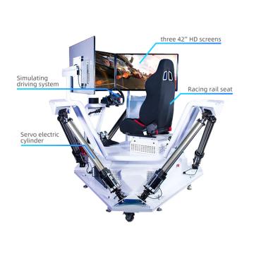 Quality 9D F1 Virtual Reality Racing Simulator VR 6 DOF 3 Screen Motion Ride for sale