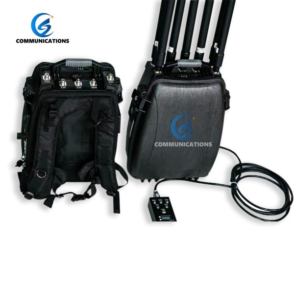 Quality Portable Backpack Drone Defense Signal Detector Anti Drone Jammer System For Protection for sale