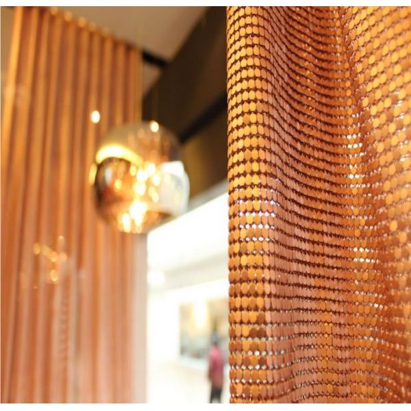 Quality Decoration Metal Sequin Fabric 200gsm With Moderate Flexibility for sale