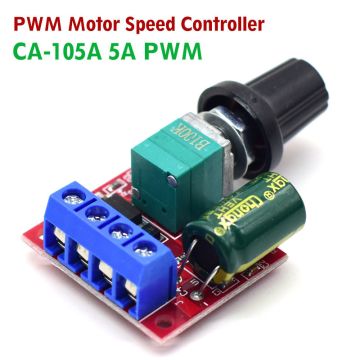 Quality CA-105A Mini 5A Dc Motor Speed Controller Module Max 90W 3V-35V for sale