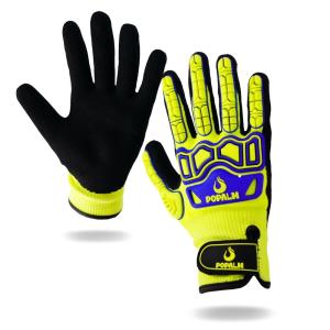 Quality Thermoplastic Rubber Impact 4X42CP Gloves 13 Needle Nitrile Sanding Anti for sale