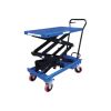 china Portable Elevating Scissor Mobile Lift Table Movable Trolley Custom