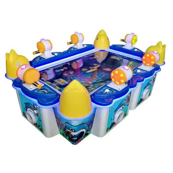 Quality 6 Players Arcade Fishing Game Machine Children'S Street Game CE Certificate for sale