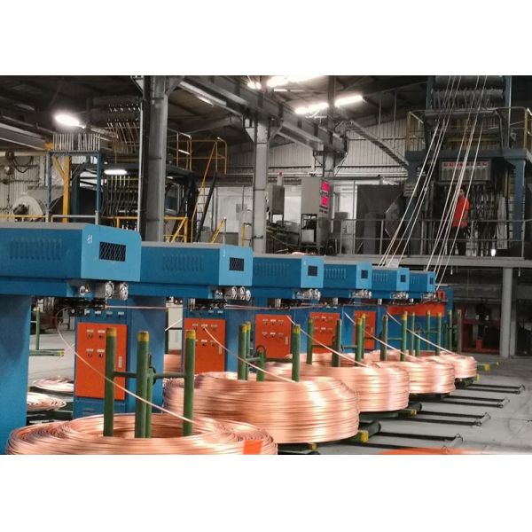 Quality Copper Oven Upward Oxygenfree Copper Rod Continuous Casting Machine for sale