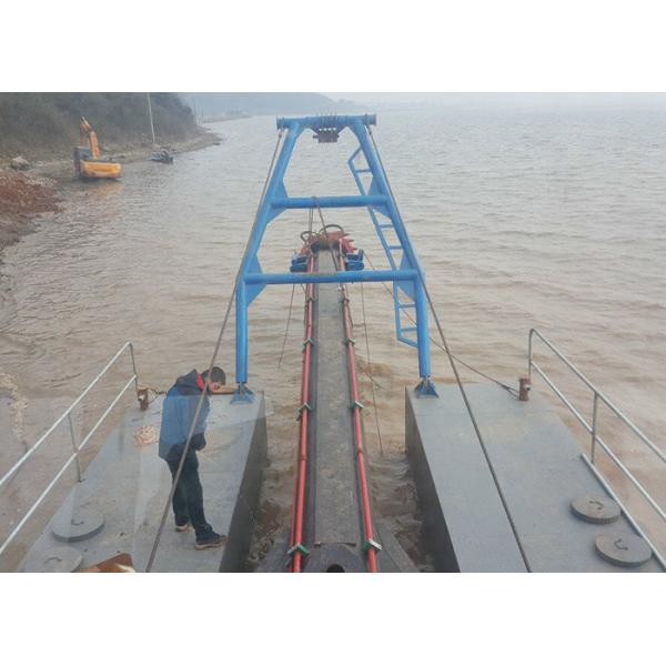 Quality WN350 30kw Pump Mud Dredging Boat For Waterway Maintenance And Navigation for sale