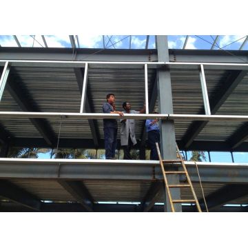 Quality Multi Floor Steel Structure Office Building With Glass Curtain Wall for sale