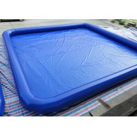 Quality Large Outside Heat Sealing Inflatable Square Pool For Adults 10m x 10m for sale