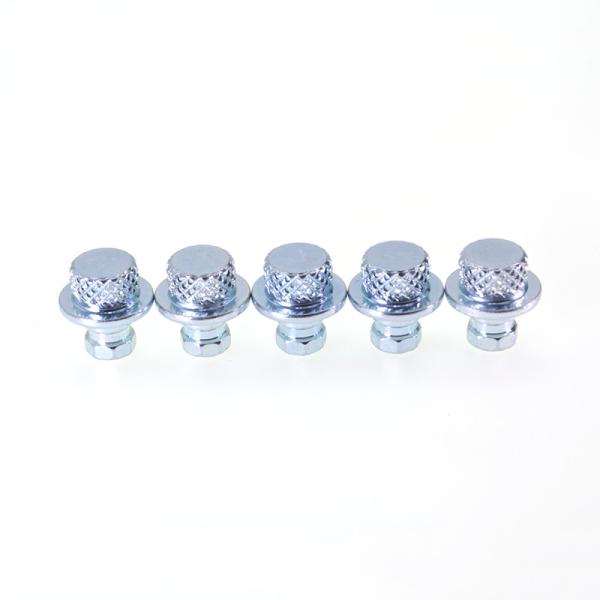Quality Custom Knurled Positioning Column M2.0-M16 Blue Zinc Plated for sale