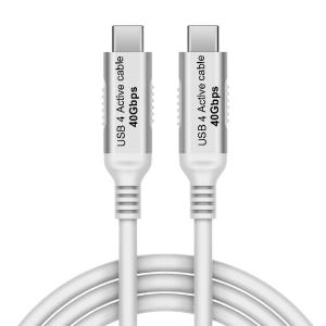 Quality USB 4 Cable Bulk Order 40G Data Transmission Active 8K Video Cable 1M 2M 3M 5M for sale